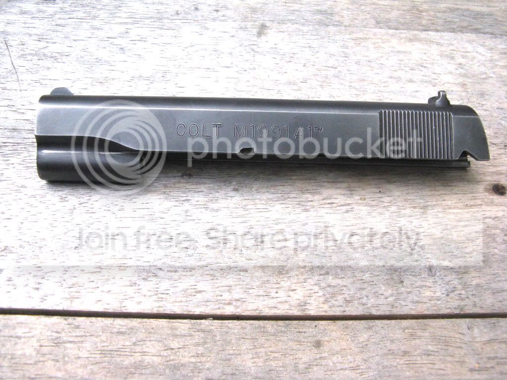 Old Roll Mark Colt Series 80 slide - Calguns.net